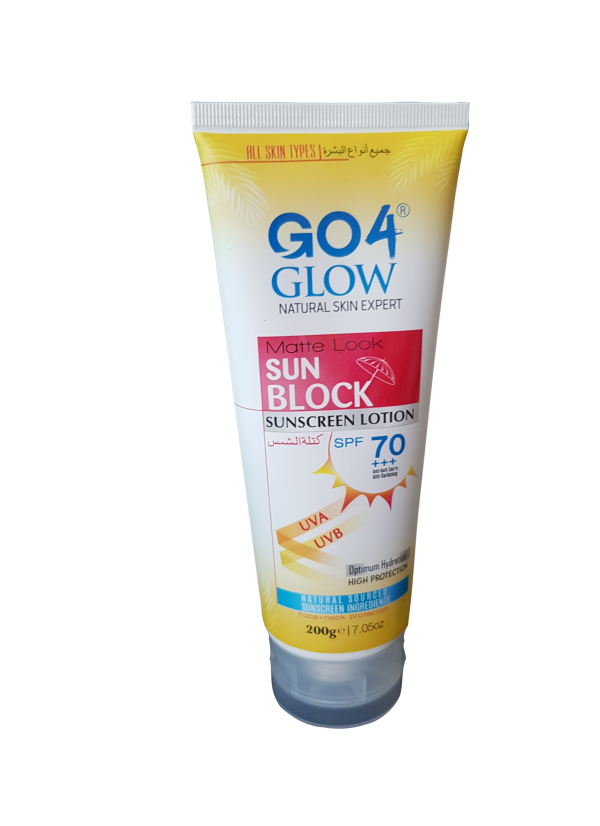 Go4Glow Matte Look Sun Block SPF 70+++ - She Cosmetics | Original Products