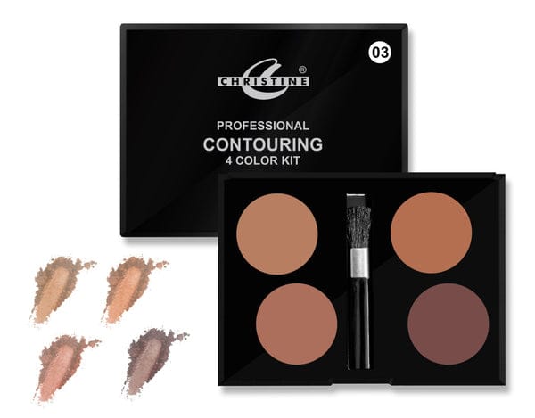 CHRISTINE PROFESSIONAL CONTOURING KIT 4 COLOR KIT (03) - She Cosmetics ...