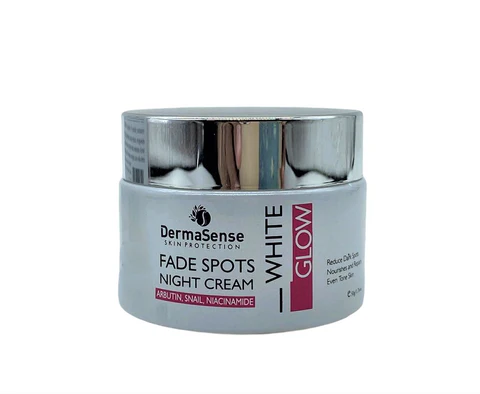 DERMASENSE – WHITE GLOW FADE SPOTS NIGHT CREAM - She Cosmetics ...