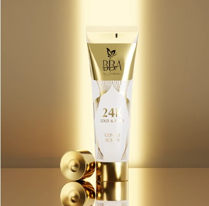 BBA 24K GOLD & ROSES GENTLE SCRUB - She Cosmetics | Original Products