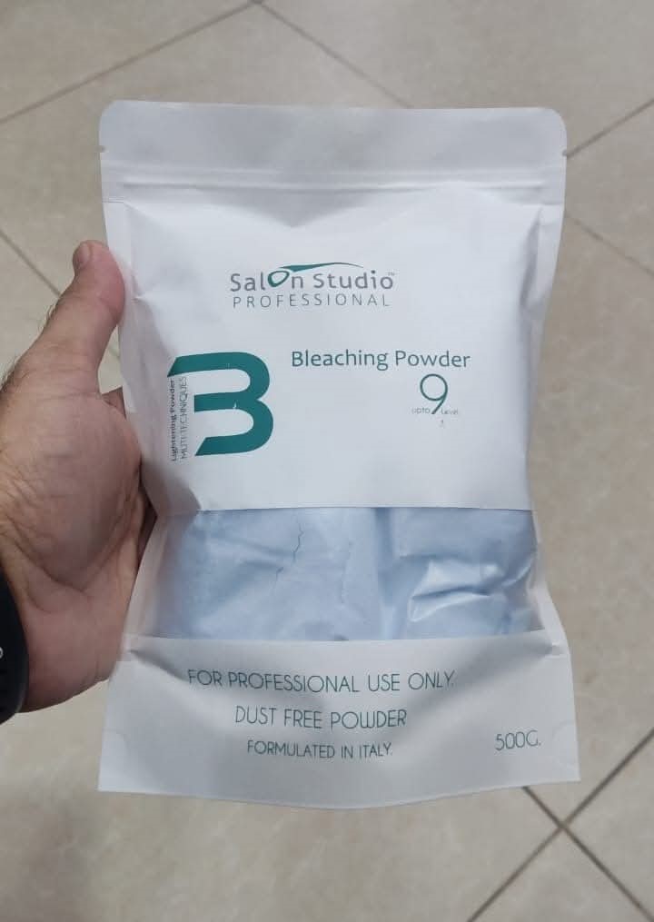 Salon Studio Blue Bleach Powder 500g - She Cosmetics | Original Products